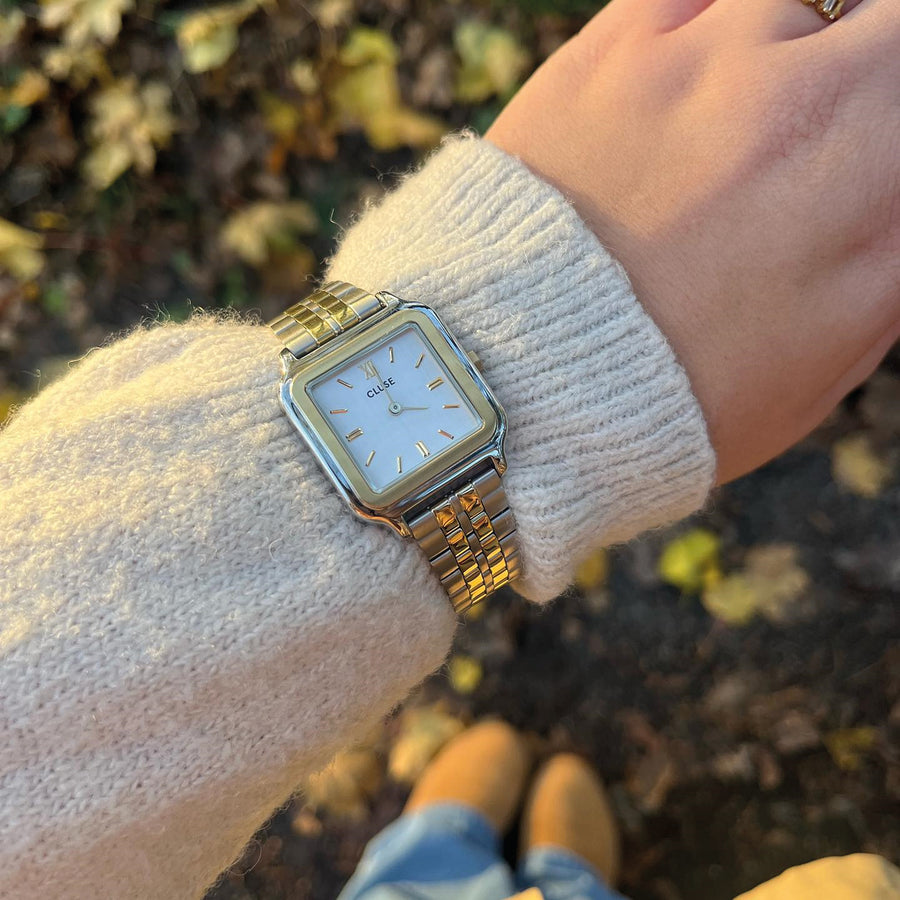 CLUSE Gracieuse Petite Montre Femme CW11801 Or/Argent, Carré - Boutique ...