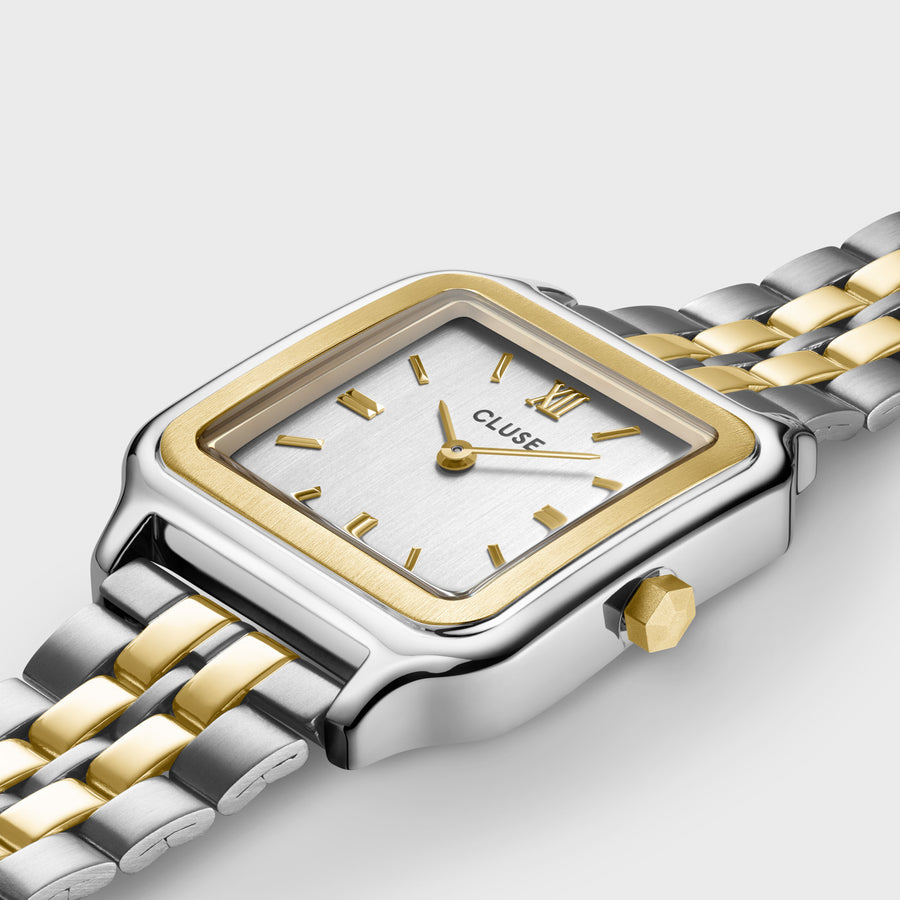 CLUSE Gracieuse Watch CW11901 Two-Tone, Square - Official CLUSE Store