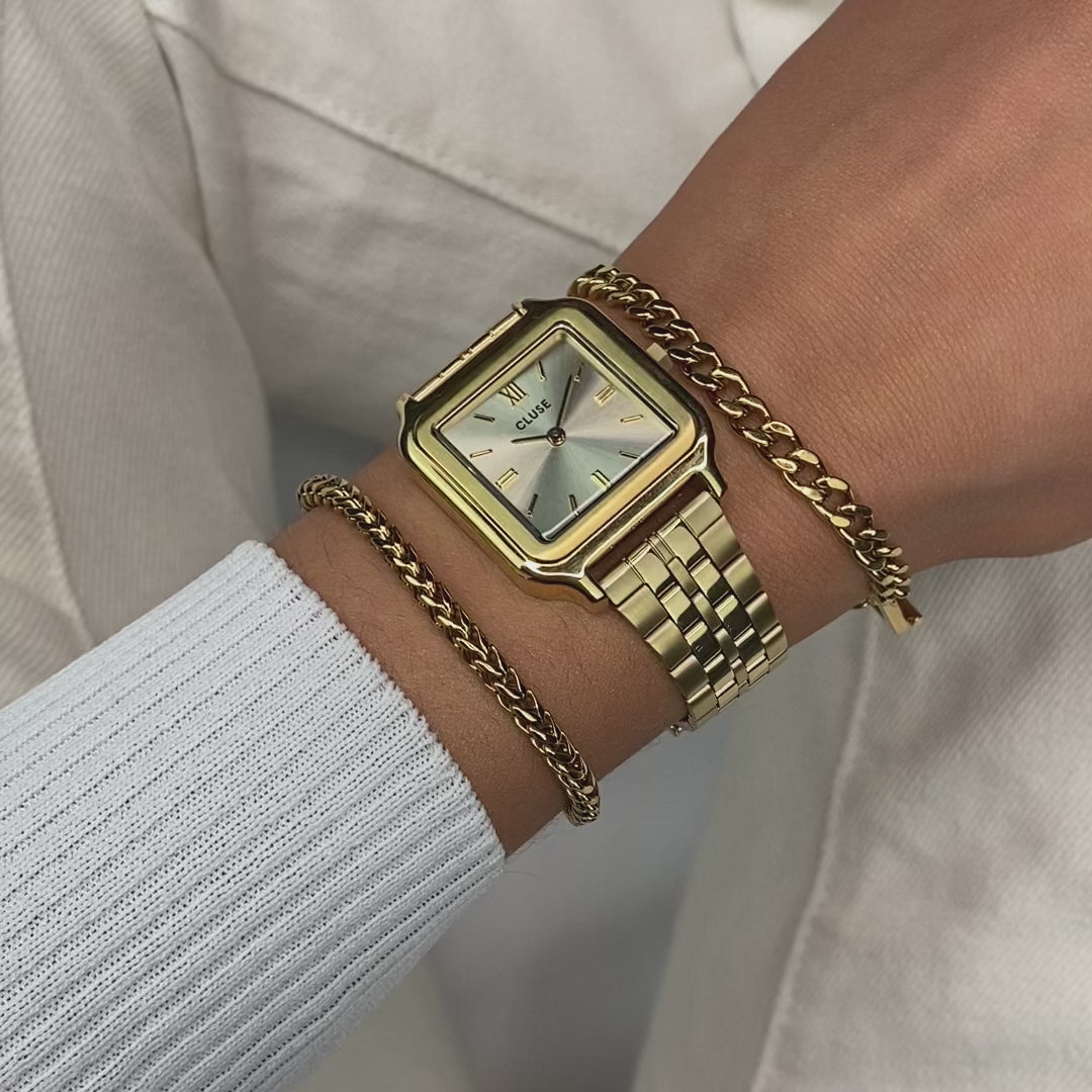 CLUSE Gracieuse Watch CW11902 Gold, Square - Official CLUSE Store